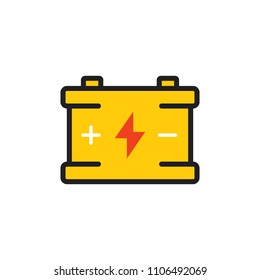 Car Battery Logo Icon Design Stock Vector (Royalty Free) 1106492069