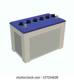 Vektor Stok Vector Car Battery 12v (Tanpa Royalti) 73404208 | Shutterstock