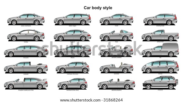 Car Body Style 库存矢量图（免版税）31868264 | Shutterstock