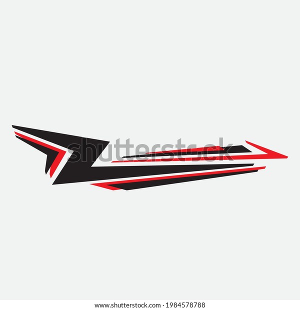 Car Body Template Sticker Vector Design Stock Vector (Royalty Free ...