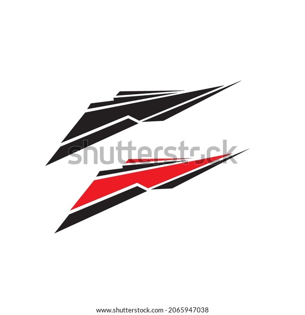 Car Body Template Sticker Vector Design Stock Vector (Royalty Free ...