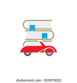 Car Book Logo Icon Design Stock Vector (Royalty Free) 1019978332 ...