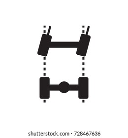 Car Chassis Icon Stock Vector (Royalty Free) 728467636 | Shutterstock