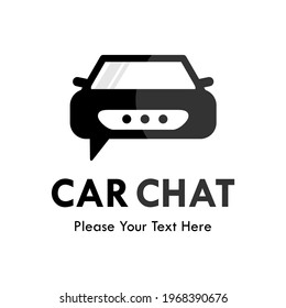 Car Chat Logo Template Illustration Stock Vector (Royalty Free ...