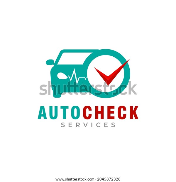 Car Check Logo Symbol Usable Business Stock Vector (Royalty Free ...