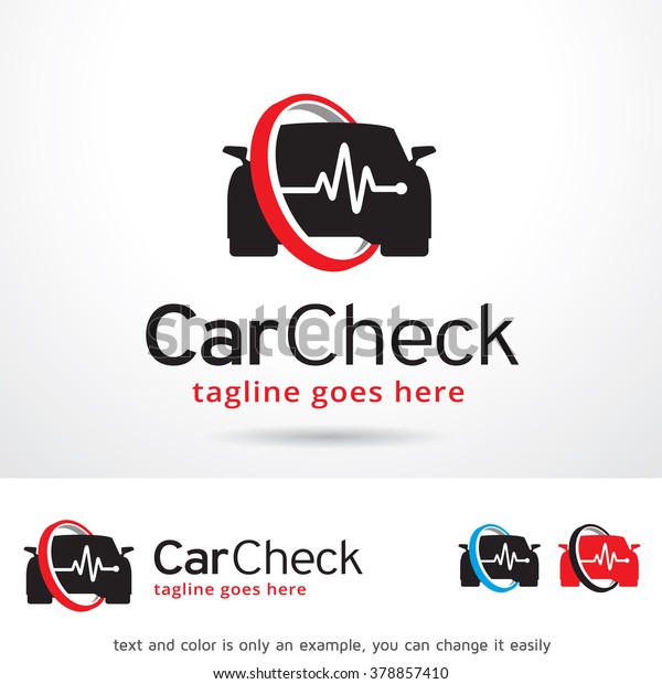 Car Check Logo Template Design Vector Stock Vector (Royalty Free ...