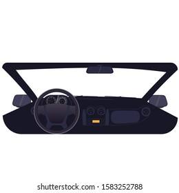 Car Dashboard Vector Illustration Stock Vector (Royalty Free ...