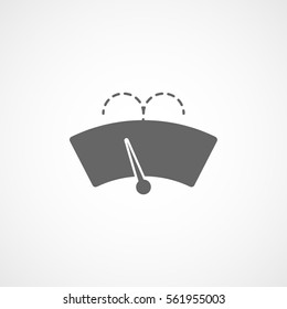 Car Dashboard Warning Light Washer Fluid Stock Vector (Royalty Free ...
