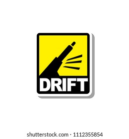 Car Decal Design Drift Icon Stock Vector (Royalty Free) 1112355854 ...