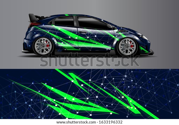 Car Decal Design Vector Graphic Abstract Stock Vector (Royalty Free ...