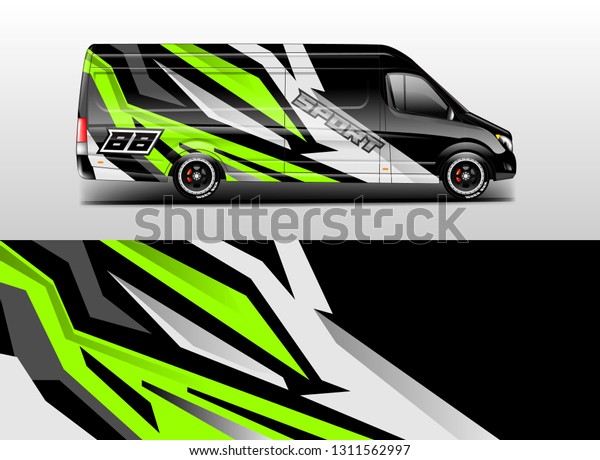 Car Decal Van Designs Graphic Abstract Stock Vector (Royalty Free ...