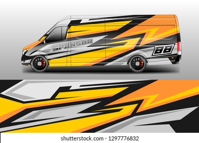 Camión decal van diseños . Diseños: vector de stock (libre de regalías ...