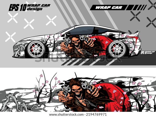 Car Decal Wrap Illustration Premium Vector Stock Vector (Royalty Free ...