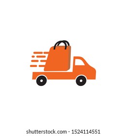 Car Delivery Logo Design Icon Vector Stock Vector (Royalty Free ...