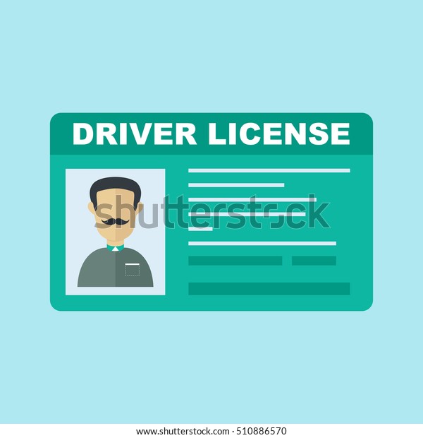 Car Driver License Icon Stock Vector (Royalty Free) 510886570 ...