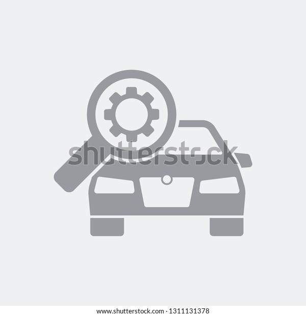 Car Engine Inspection Service Stock Vector (Royalty Free) 1311131378 ...