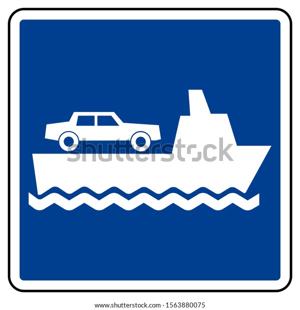 Car Ferry Symbol Sign Vector Illustration: Vector có sẵn (miễn phí bản ...
