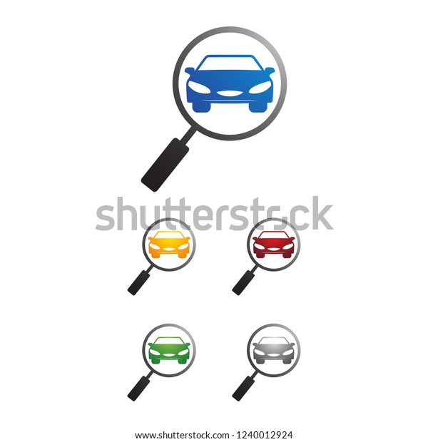 Car Finder Logo Design Vector Emblem Stock Vector (Royalty Free ...