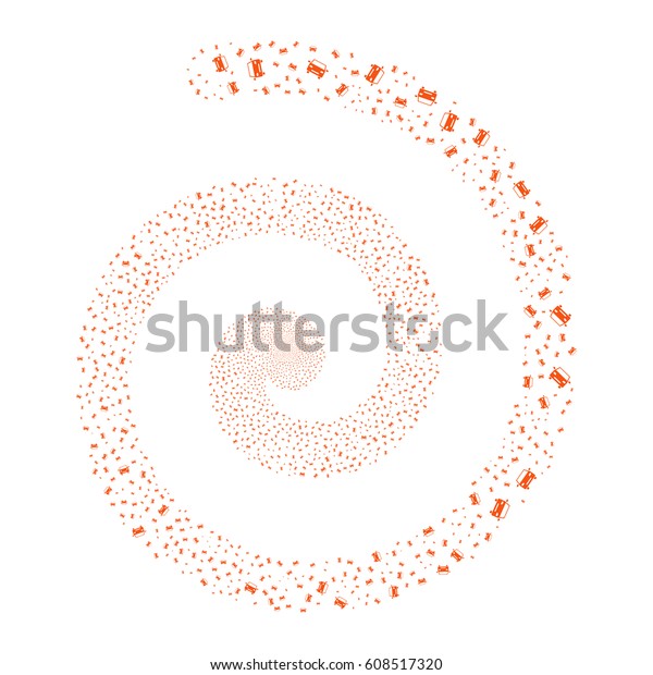 Car Fireworks Swirling Spiral Vector Illustration 스톡 벡터(로열티 프리 ...