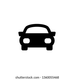 Car Front Icon Vector Stock Vector (Royalty Free) 1360055468 | Shutterstock