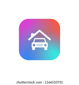 Car Garage App Icon Stock Vector (Royalty Free) 1166510731 | Shutterstock
