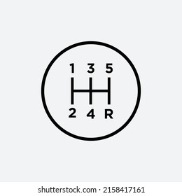 Car Gear Icon Vector Flat Style Stock Vector (Royalty Free) 2158417161 ...