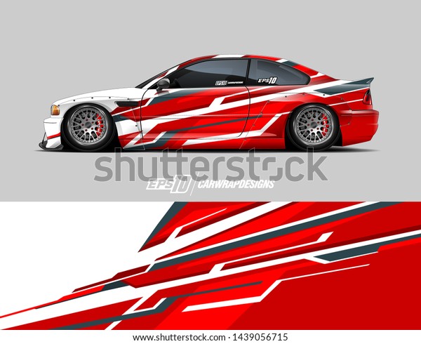 Car Graphic Design Concept Abstract Racing Stock Vector (Royalty Free ...