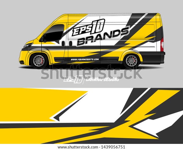 Car Graphic Design Concept Abstract Racing Stock Vector (Royalty Free ...