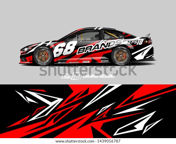 Car Graphic Design Concept Abstract Racing Stock Vector (Royalty Free ...
