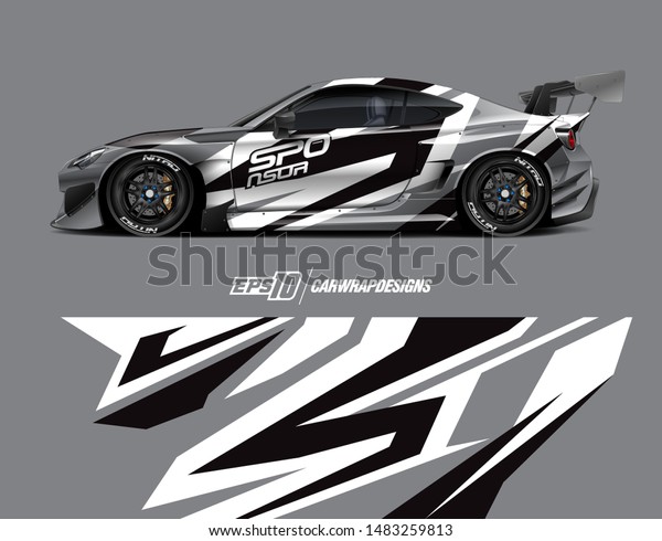 Car Graphic Design Concept Graphic Abstract Stock Vector (Royalty Free ...
