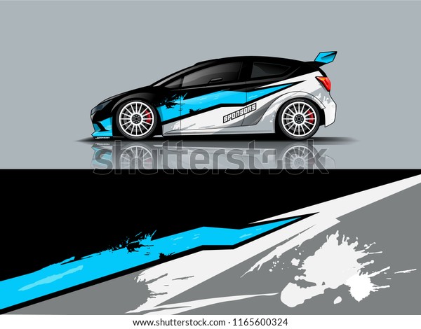Car Graphic Vector Abstract Racing Shape: vector de stock (libre de ...