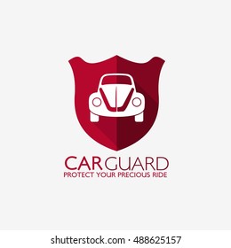 Car Guard Logo Icon Design Template Stock Vector (Royalty Free) 488625121