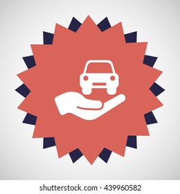 Car Hand Icon Stock Vector (Royalty Free) 439960582 | Shutterstock