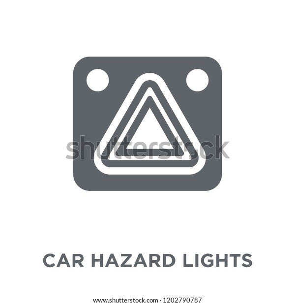 Car Hazard Lights Icon Car Hazard Stock Vector (Royalty Free ...