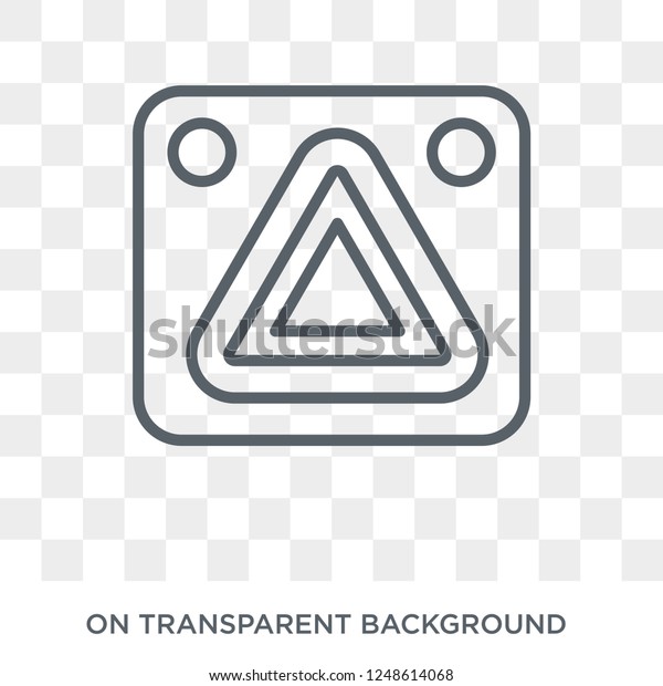 Car Hazard Lights Icon Car Hazard Stock Vector (Royalty Free ...