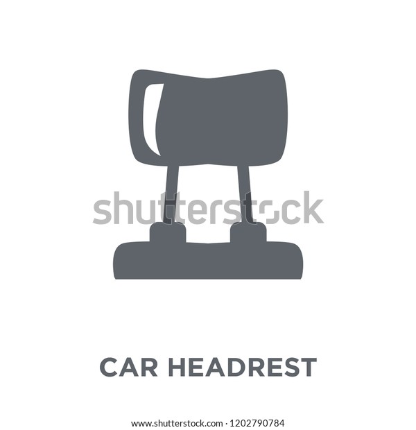 Car Headrest Icon Car Headrest Design Stock Vector (Royalty Free ...