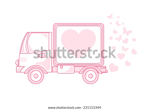 Car Hearts Stock Vector (Royalty Free) 231152344 | Shutterstock