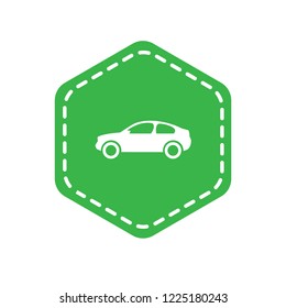 Car Icon Car Buttonemblem Label Badge Stock Vector (Royalty Free ...
