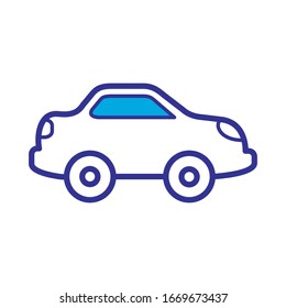 Car Icon Color Style Vector Illustration Stock Vector (Royalty Free ...