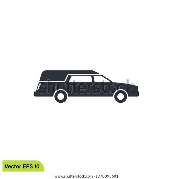 Car Icon Hearse Symbol Vector Illustration Stock Vector (Royalty Free ...