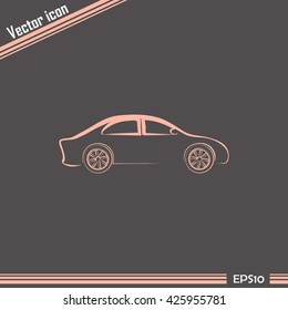 New Generation Car Neon Icon Simple Stock Vector (Royalty Free ...
