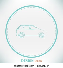 Car Icon Line Icon Stock Vector (Royalty Free) 450901744 | Shutterstock