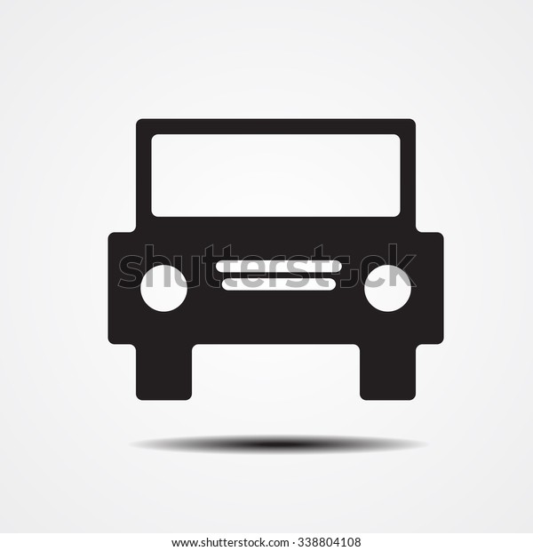 Car Icon Car Icon Logo Round Stock Vector (Royalty Free) 338804108 ...