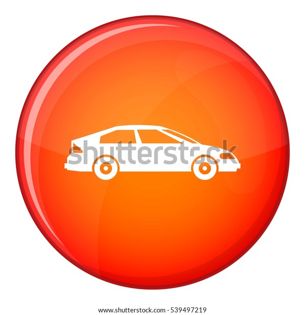 Car Icon Red Circle Isolated On Stock Vector (Royalty Free) 539497219 ...