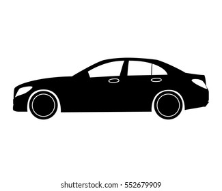 Car Icon Small Sedan Stock Vector (Royalty Free) 521952187 | Shutterstock