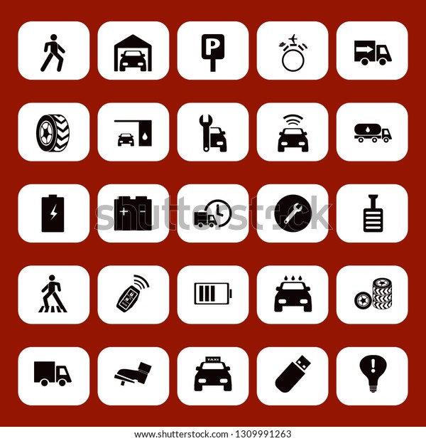 Car Icon Set Car Wash Private: vector de stock (libre de regalías ...