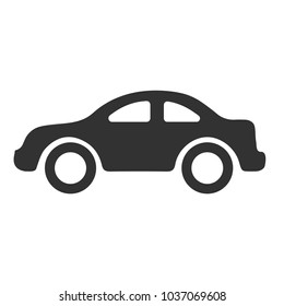 Car Icon Side View On Transparent Stock Vector (Royalty Free ...