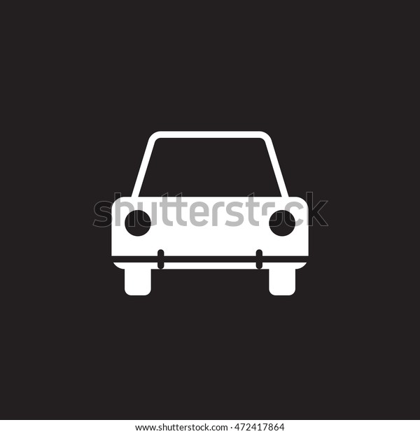 Car Icon Vector Vehicle Solid Logo Stock Vector (Royalty Free ...