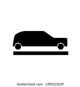 Car Icon Vector Work Vehicle Designation Stock Vector (Royalty Free ...