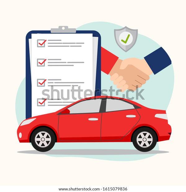 Car Insurance Concept Vector Illustration Stock Vector (Royalty Free ...